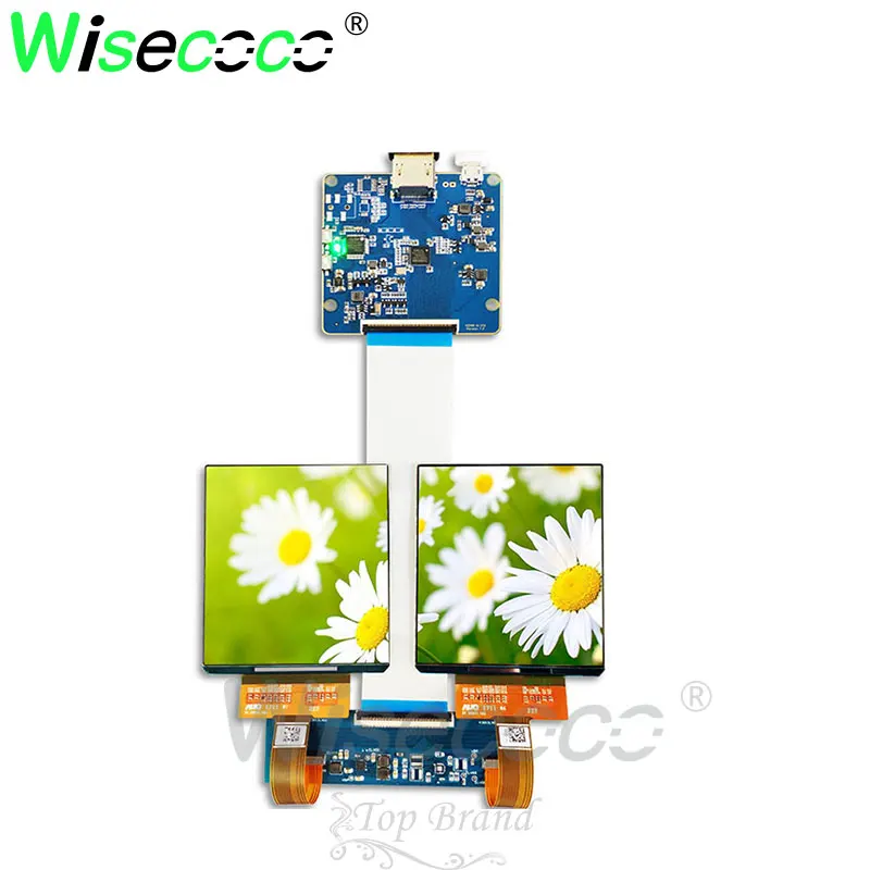 1080x1200 3.81 inch dural OLED screen VR AR display with MIPI board ...