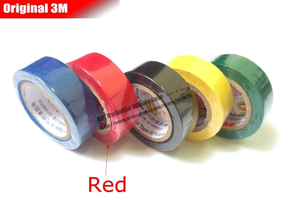 5 Rolls 18mm Wide, Electrical Insulation Tape For Below 600v High ...