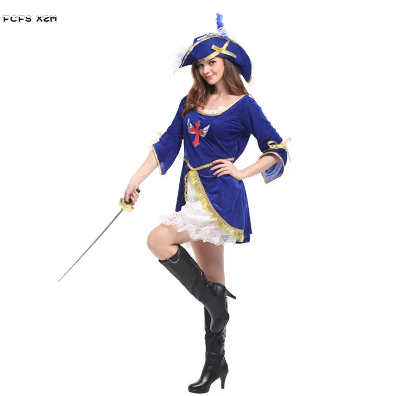 New Halloween Crusader Costumes for Woman Female Warrior knight Cosplay ...