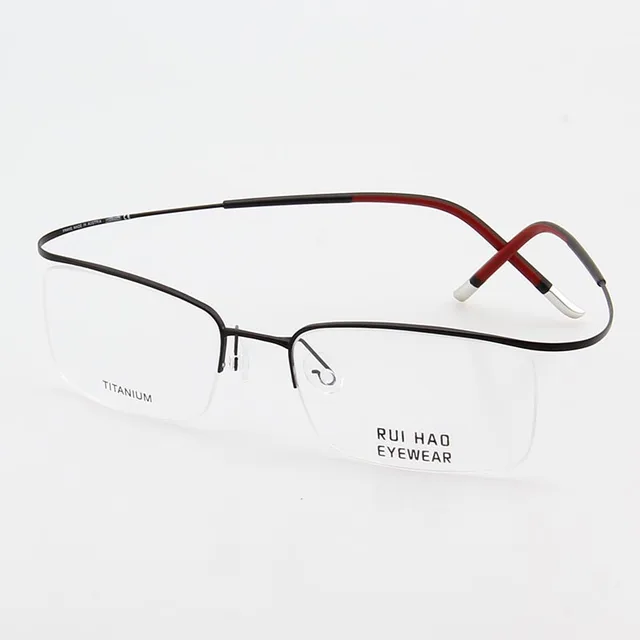 Pure Titanium Eyeglasses Frames Ultralight High Elasticity Optical ...