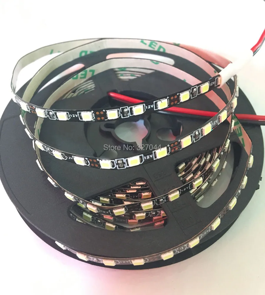 Aliexpress.com : Buy 5M/lot black PCB 5mm slim width 12V smd SMD 2835 ...