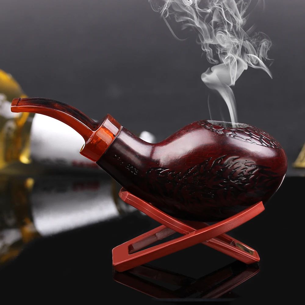 1pcs tobacco pipes Grinder Filter weed Portable Handmade wood smoking ...