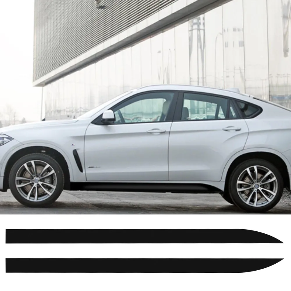 Car Styling Newest Style M Performance Side Racing Stripes Skirt Sill ...