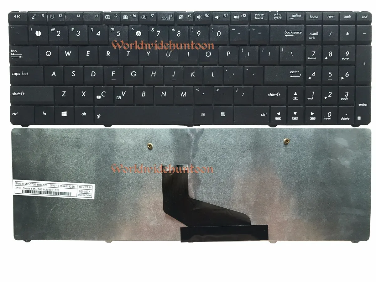Venta al por mayor Reboto versión del teclado portátil inglés para ASUS ...