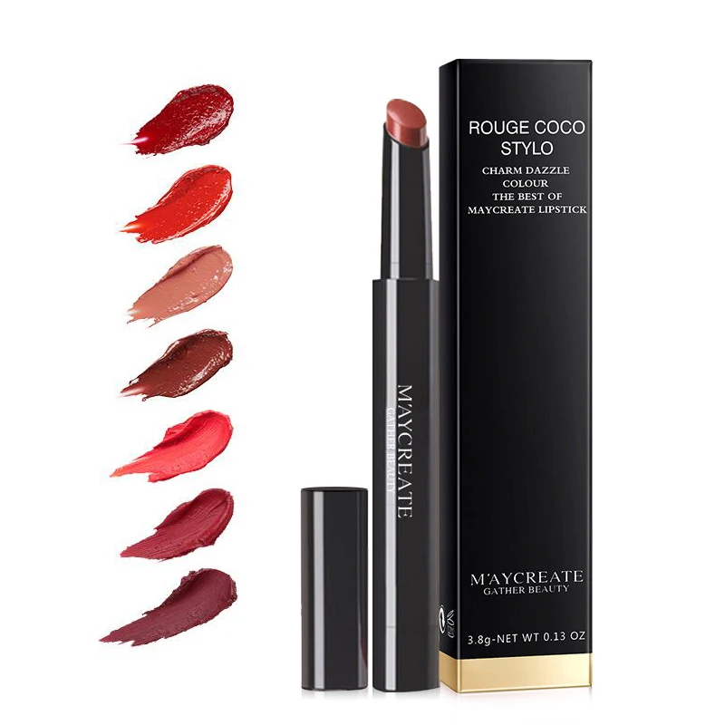 MayCreate marca labios maquillaje Maquiagem Batom Kit de labios mate ...