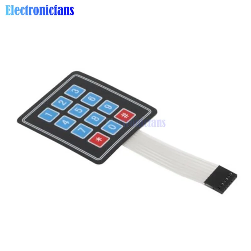 Clavier Matriciel 3*4 À 12 Touches, Interrupteur À Membrane Pour ...