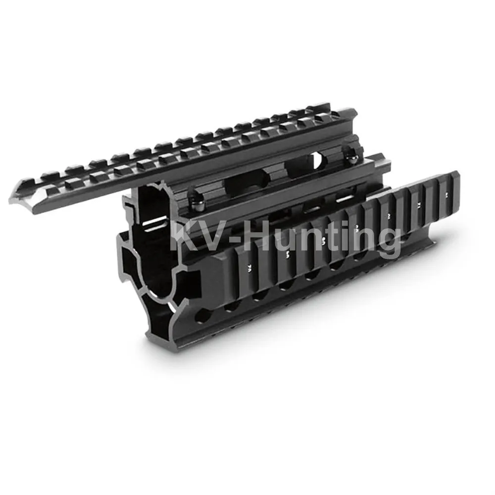 Tactical AK 47/74 Quad Rails Handguard Rail Hunting Shooting Tactical ...