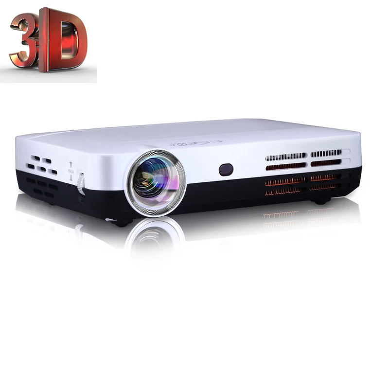 Mini DLP Pico LED Projector 5800 Lumens 10000:1 Contrast Micro ...