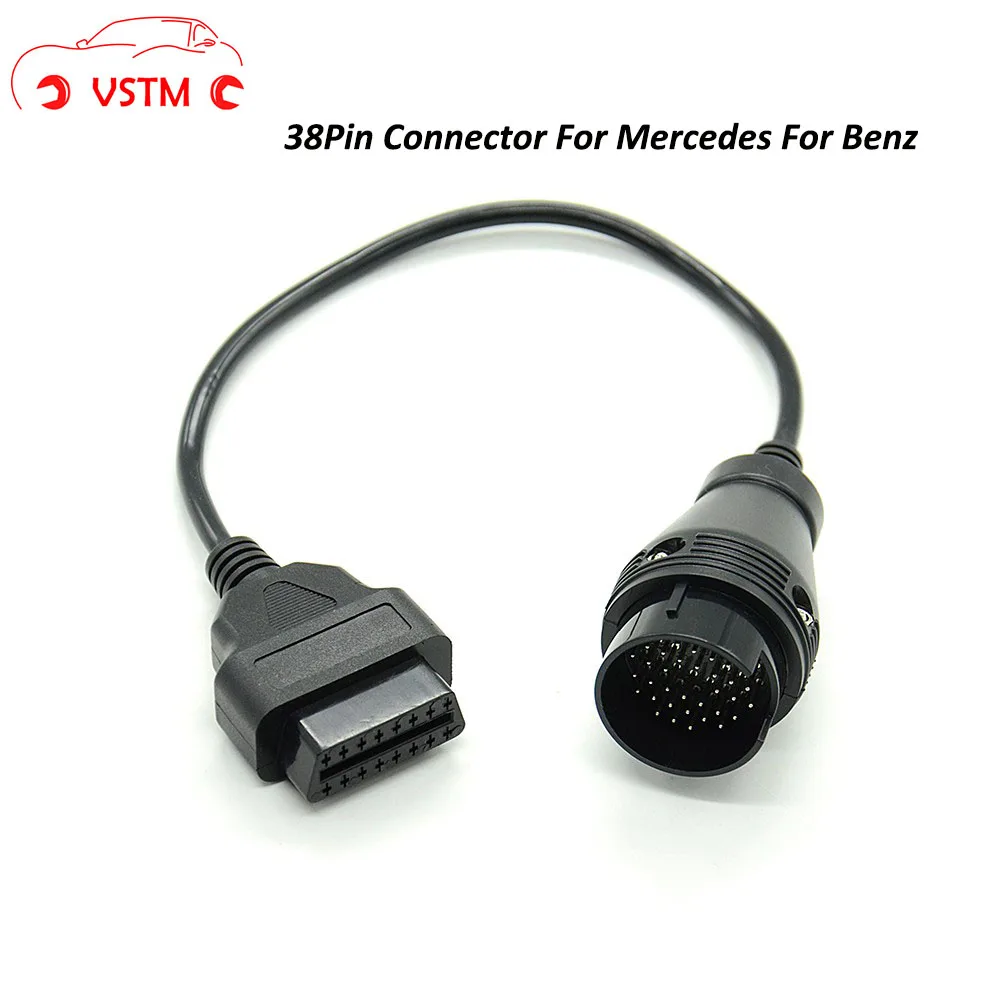 Aliexpress.com : Buy VSTM For MB 38 Pin to 16 Pin OBD2 OBD Diagnostic ...