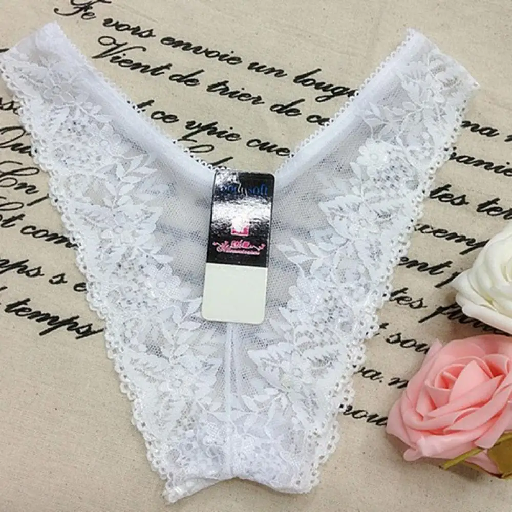 1 Pc Fashion Brief Knickers Lingerie Thongs G String Lace Underwear