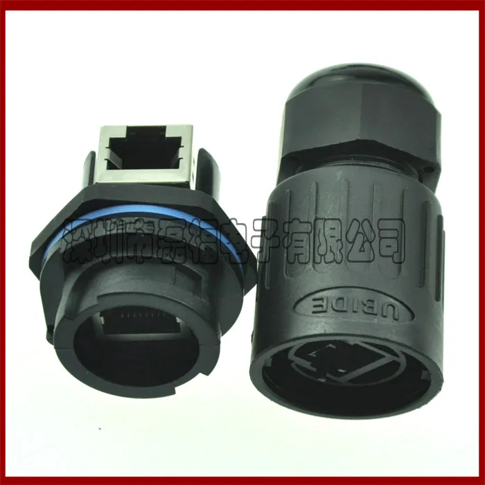 aviation connector Industrial RJ45 Plug Kit waterproof RJ45 IP67 ...