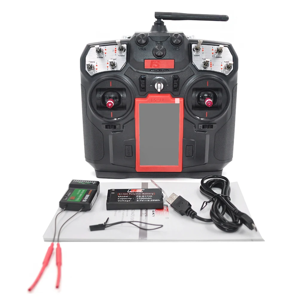 FLYSKY FS-i8 8CH 2.4GHz AFHDS 2A LCD Screen RC Transmitter with iA6B ...