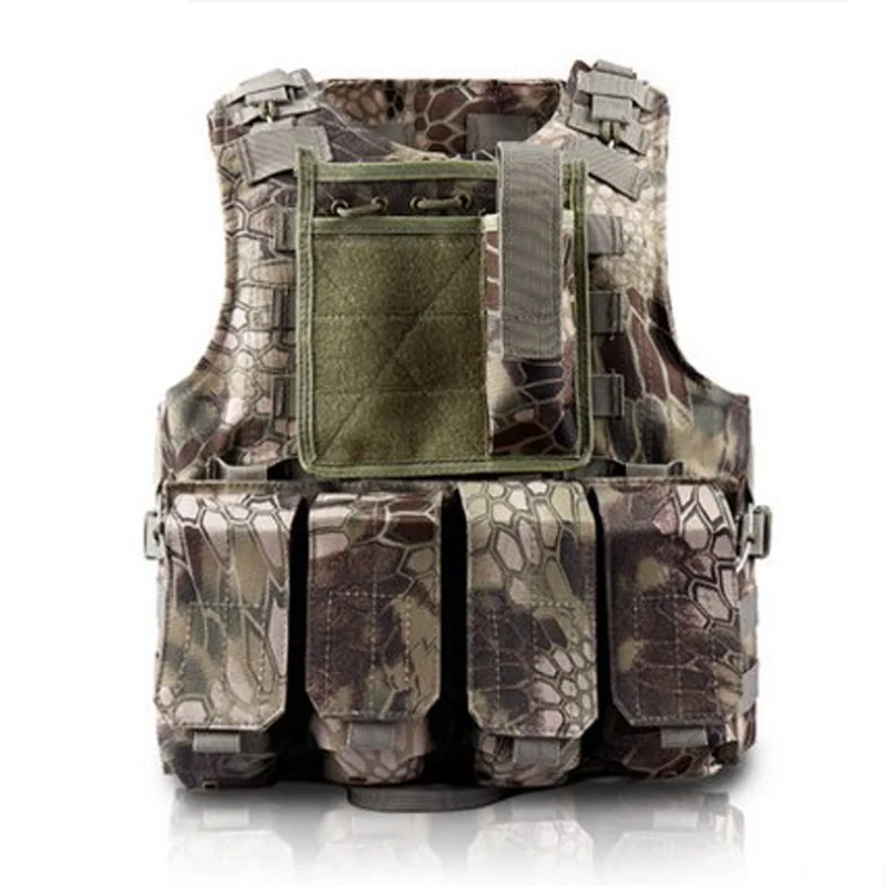 New Camouflage Hunting Military Tactical Vest Wargame Body Molle Armor