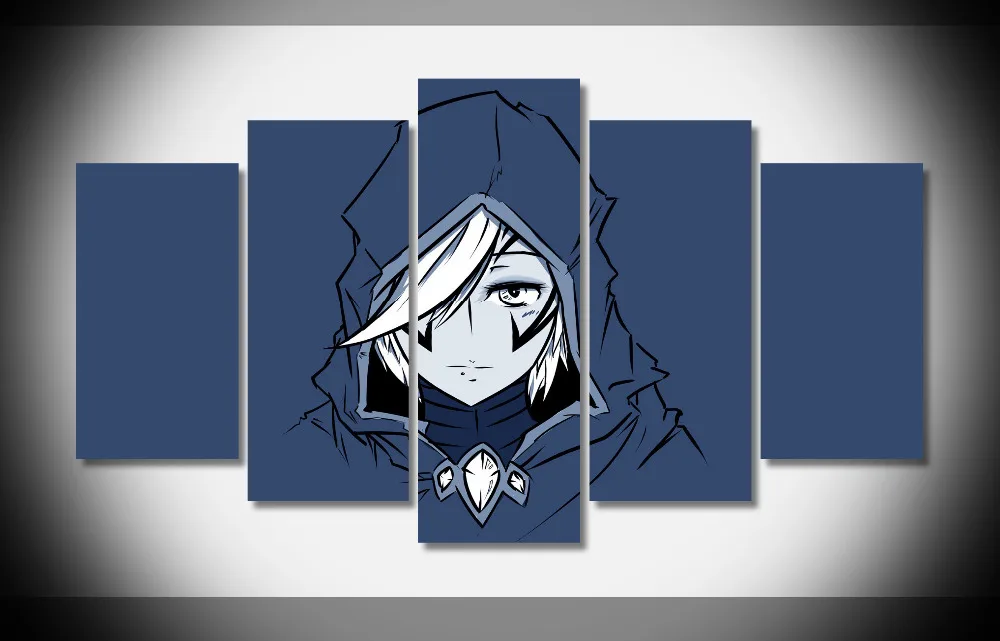 7001 Dota 2 Drow Ranger Art Face Hood Game Character WallpapersByte ...