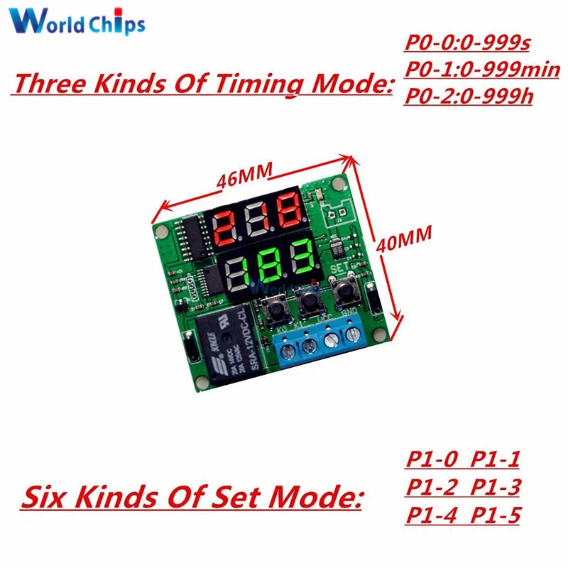 Red+Green 5V Digital Temperature Controller Module Thermostat Switch w ...
