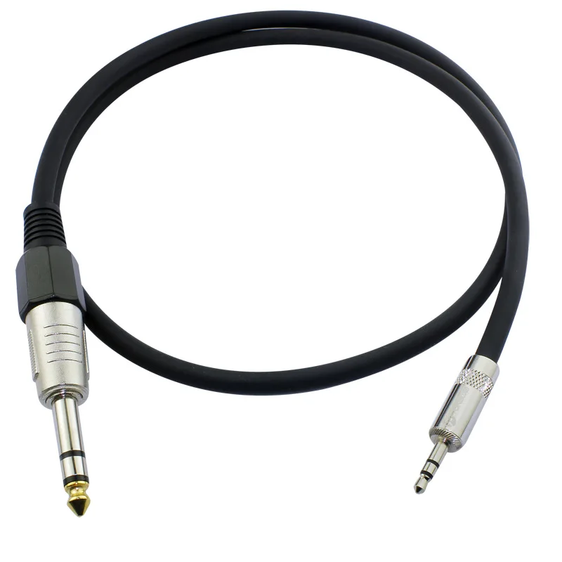 TRS turn a small three pin audio cable 6.5 6.35 3.5 pairs connected ...