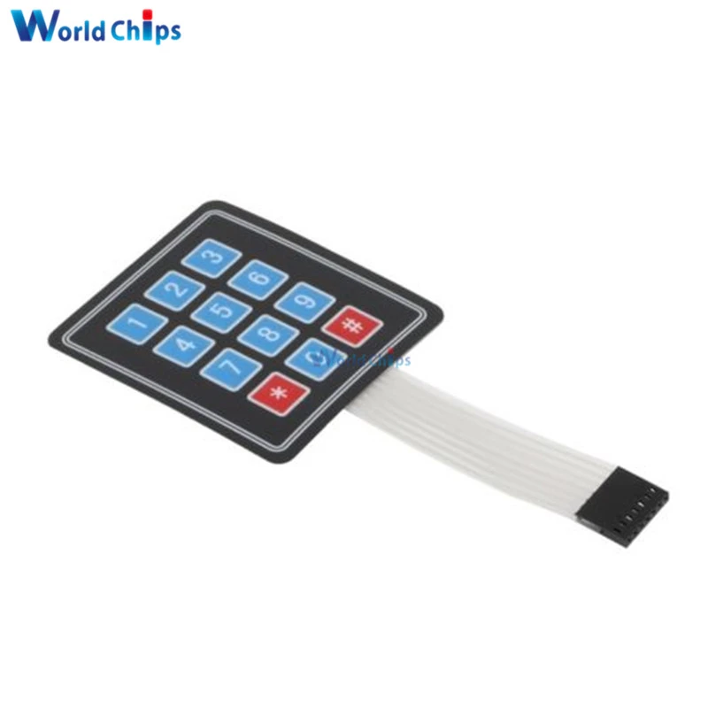 Business & Industrial 10 PCS 4 x 3 Matrix Array 12 Key Membrane Switch Keypad Keyboard for ...