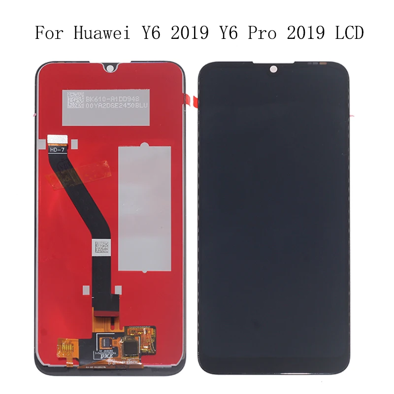 Pantalla LCD de 6,01 pulgadas para Huawei Y6 PRO 2019 Y6 Prime 2019, montaje de digitalizador ...