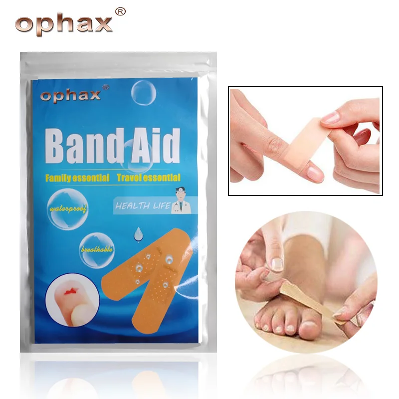 OPHAX 100Pcs Band Aid Wound Dressings Sterile Hemostasis Stickers First ...