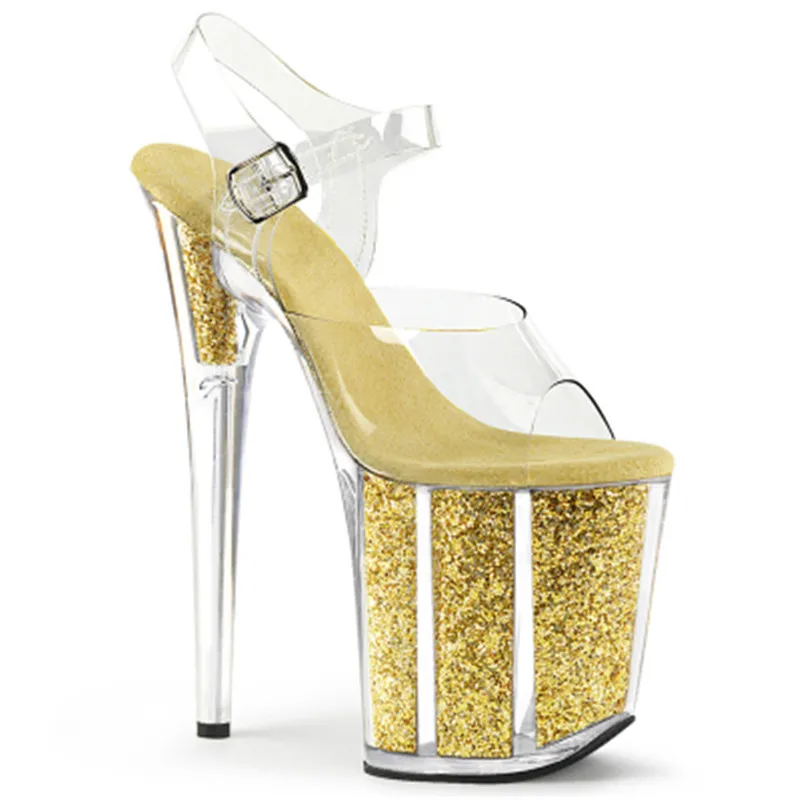 New Summer Style 20cm High Heel Sandals With Thin Heel Waterproof