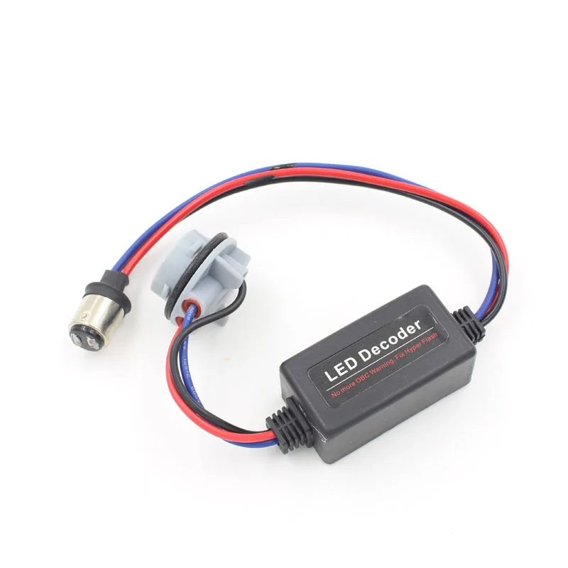 Dongzhen 1X BAY15D 1157 S25 Canbus LED Car Light Bulb Warning Decoder ...