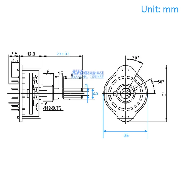 Pole Way Rotary Switch Diagram Selection Online | www.pinnaxis.com