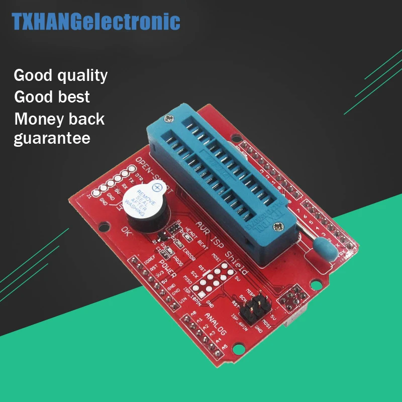 Avr Isp Shield Burning Burn Bootloader Atmega328 Programmer For Arduino