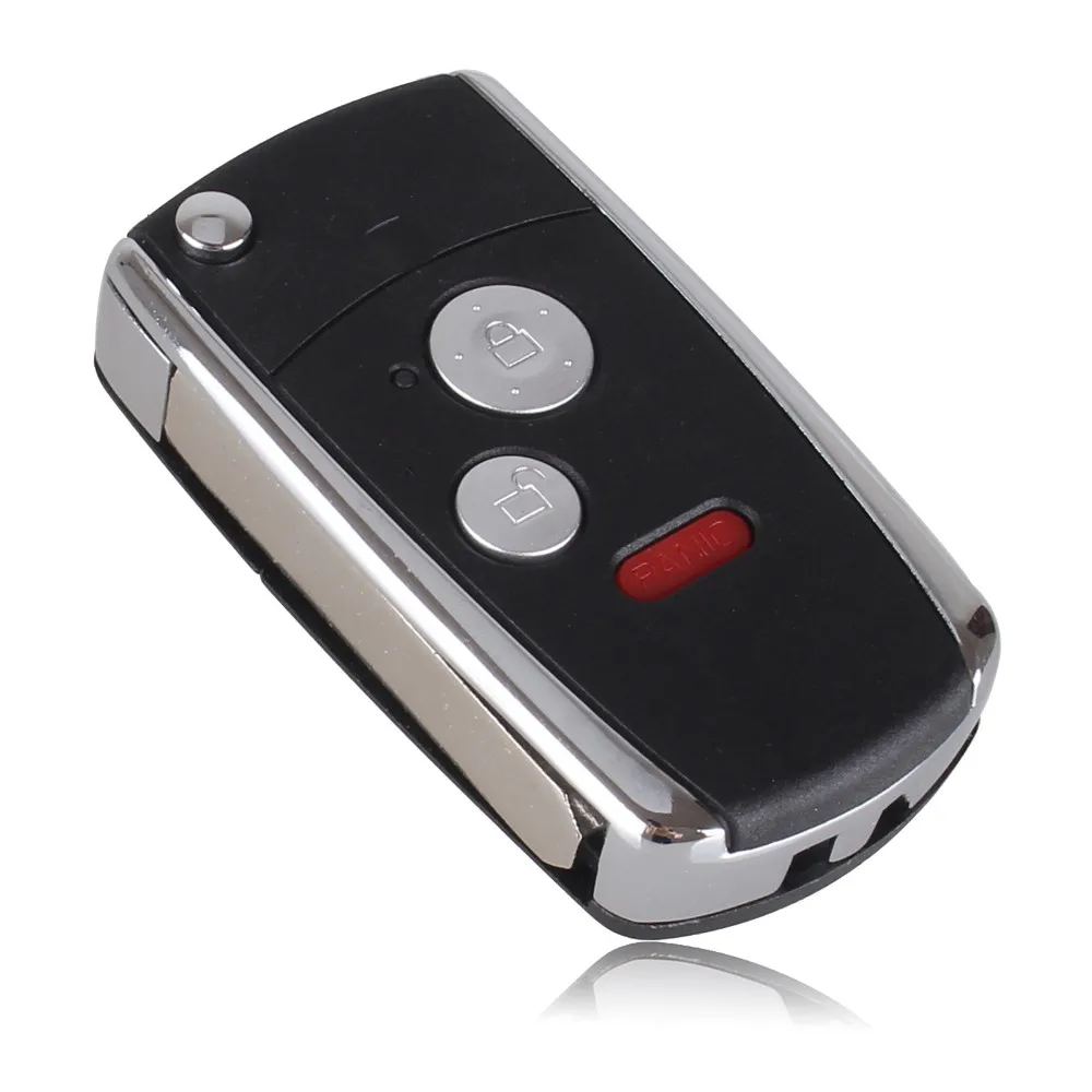 10pcs 3/2+Panic Buttons Modified Flip Folding Remote Key Shell for ...