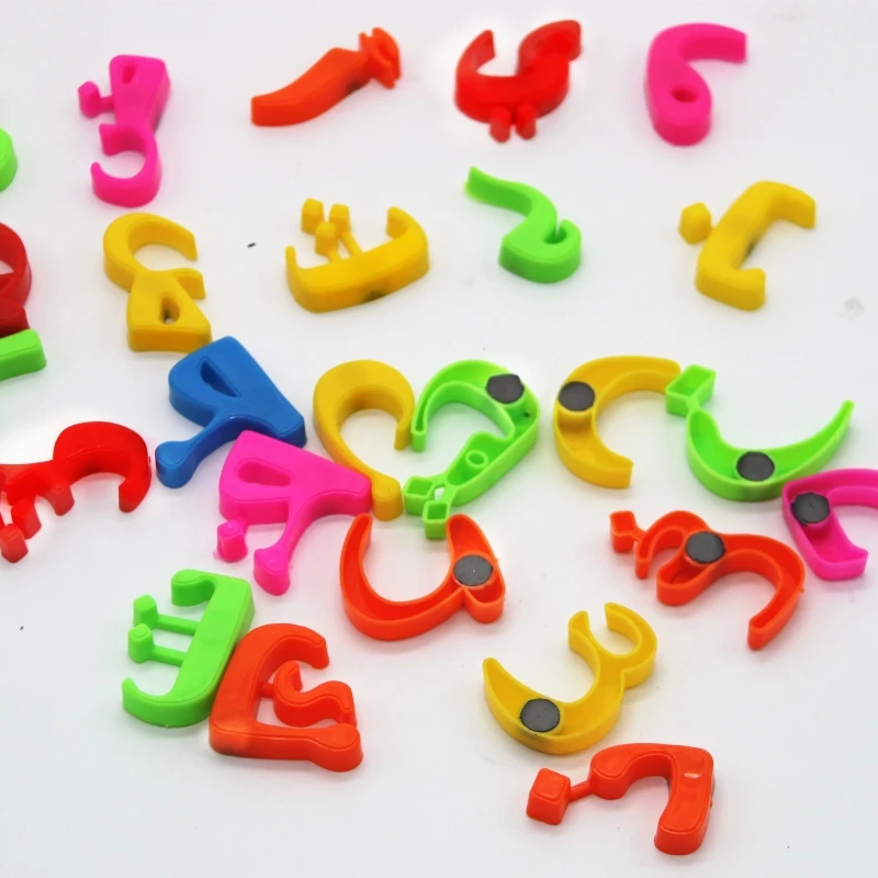 28pcs Arabic alphabet block baby educational toy Fridge Magnets letters ...