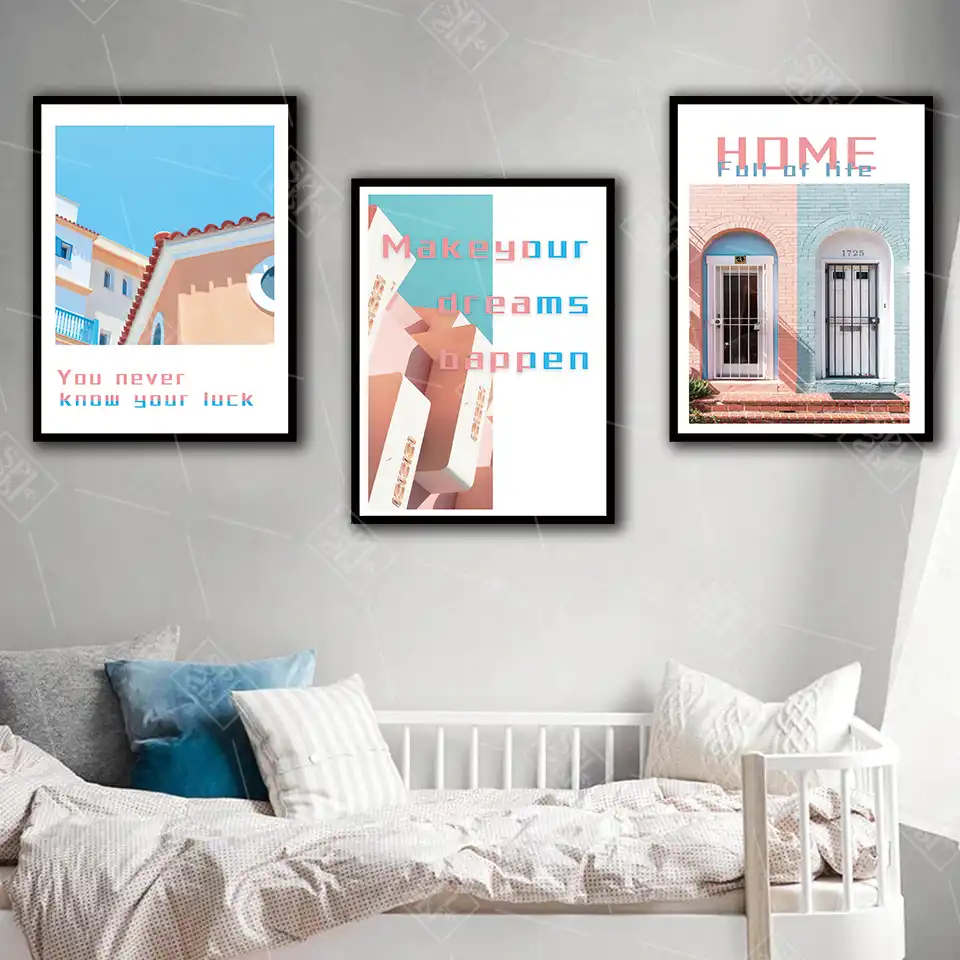 Pop A4 Art Posters and Prints Bedroom Decoration Wall Pictures Nordic ...