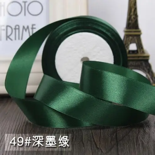 Dark Green Ribbon Wedding | Dark Green Satin Ribbon | Green Fabric ...