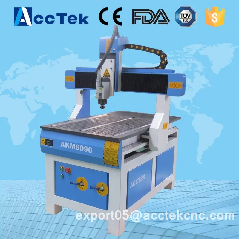 AKM6090 high speed cheap portable cnc router machine6090 for plywood ...