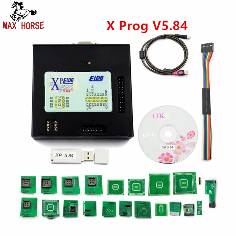 Hot Sale Lastest Version X Prog Box Ecu Programmer Xprog M V584 With Usb Dongle In Auto Key