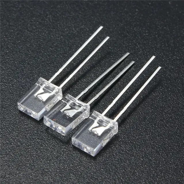 Best Price 100pcs 2x5x7mm Rectangular Square LED Emitting Diodes Light ...