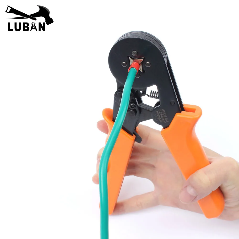 HSC8 6 4 HSC8 6 4A MINI TYPE SELF ADJUSTABLE CRIMPING PLIER 0.25 6mm2 ...