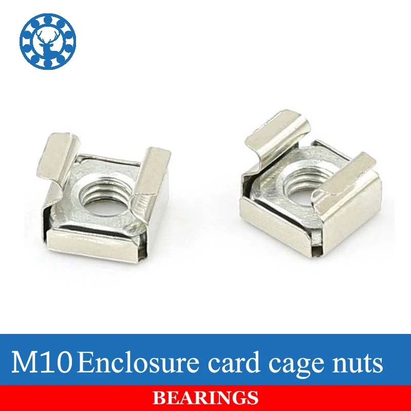 5Pcs M10 Stainless Steel 304 Quartet Floating Nut Cassette Elastic ...