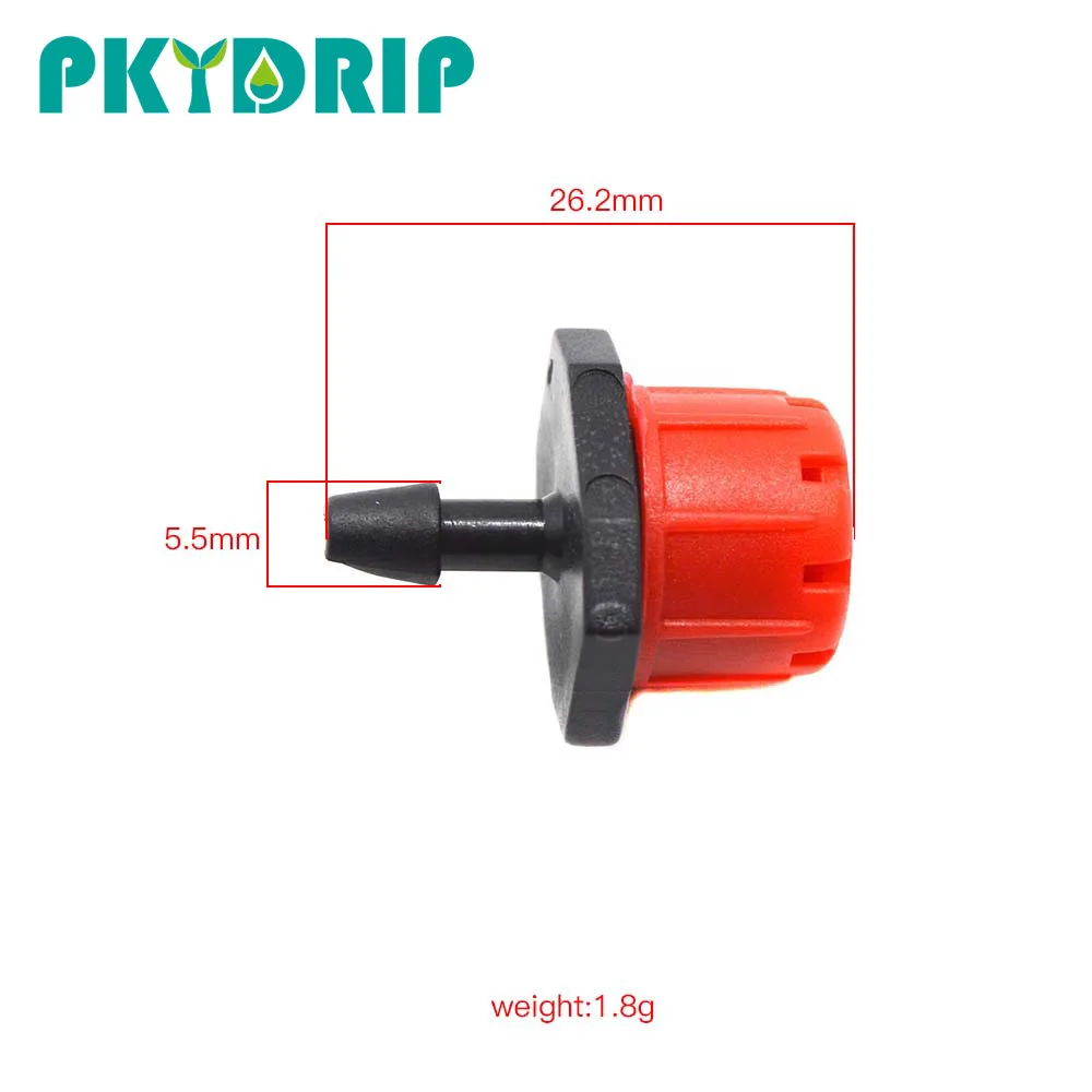 Pkydrip 5/15/30/50/100 шт разбрызгиватель домашнего орошение регулируемый капельницы Орошения ...
