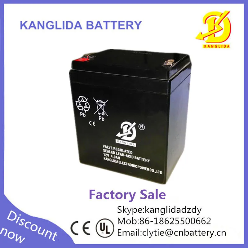 12v 4ah free maintenance deep cycle sealed lead acid battery|cycle bell ...