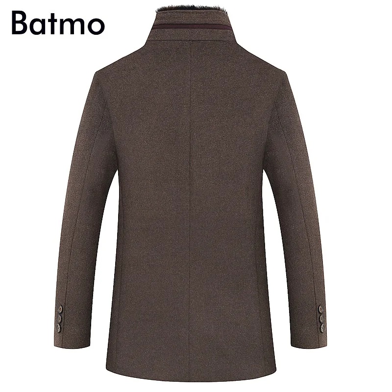 BATMO Новое поступление зимнее шерстяное пальто высокого качества для ...