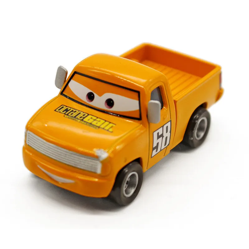 Cartoon Movie Pixar Cars 2 Classical Yellow Octane Gain No.58 Pickup ...