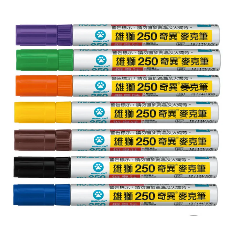 Simbalion-Mark-pen-250-pen-5-0mm-fill-oily-singular-Mike-Mark-8-color ...