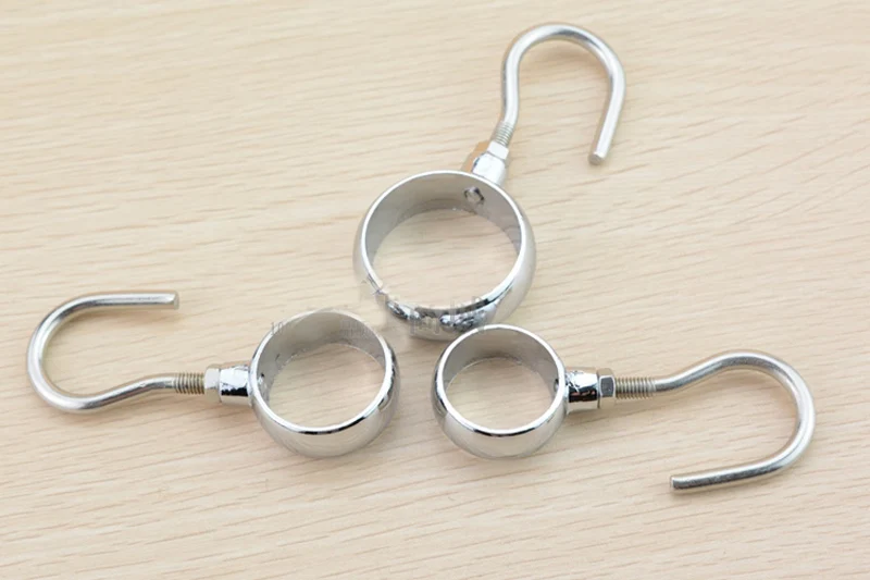 Stainless Steel 25mm Drivepipe Hook Kitchen Flexible Pothook 360 Degree ...