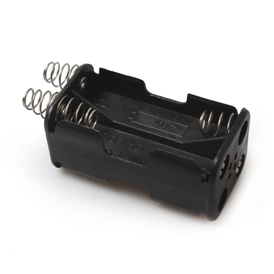 New Arrival Wholesale 20pcs/lot AA 4Slot Double Spring Holder Black ...