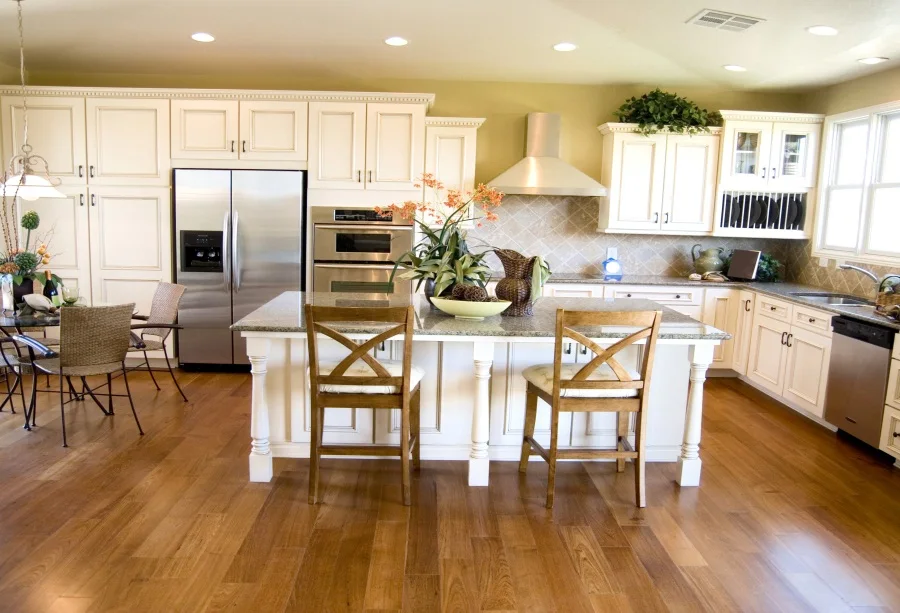 Laeacco Modern Home Kitchen Interior View Photography Backdrops Vinyl ... Laeacco Modern Home Kitchen Interior View Photography Backdrops Vinyl ...
