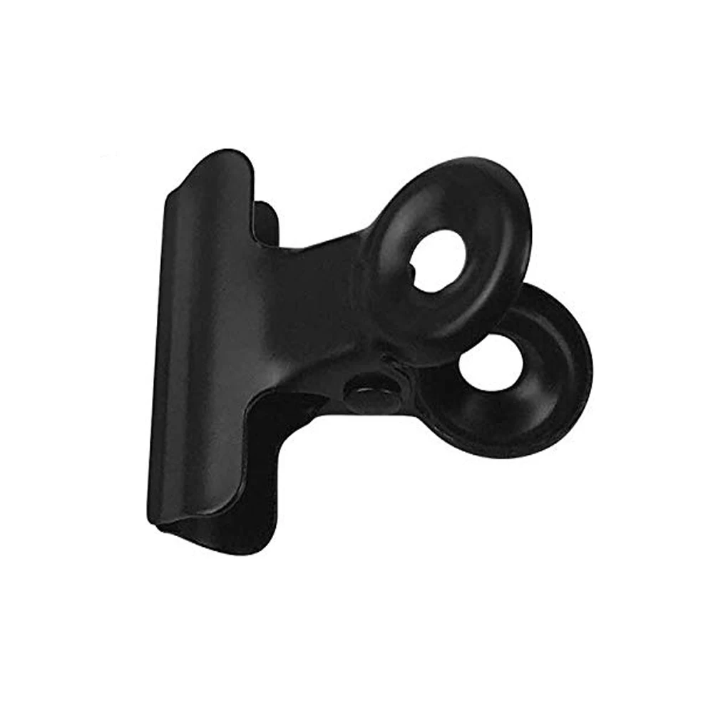 XRHYY 30 Pack 22mm Metal Hinge Clips Bulldog Clips Money Binder Paper ...