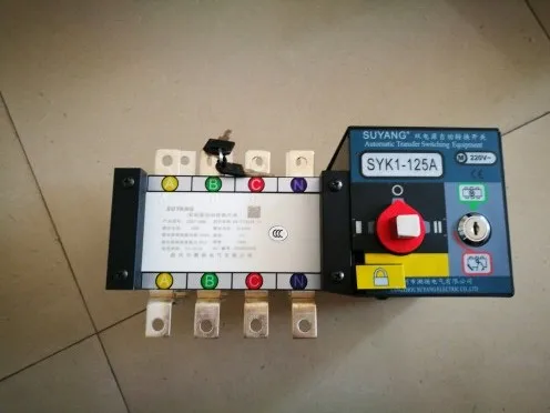 Fast-Shipping-SYK1-125A-4P-Suyang-ATS-Working-440V-Power-220V-Dual ...