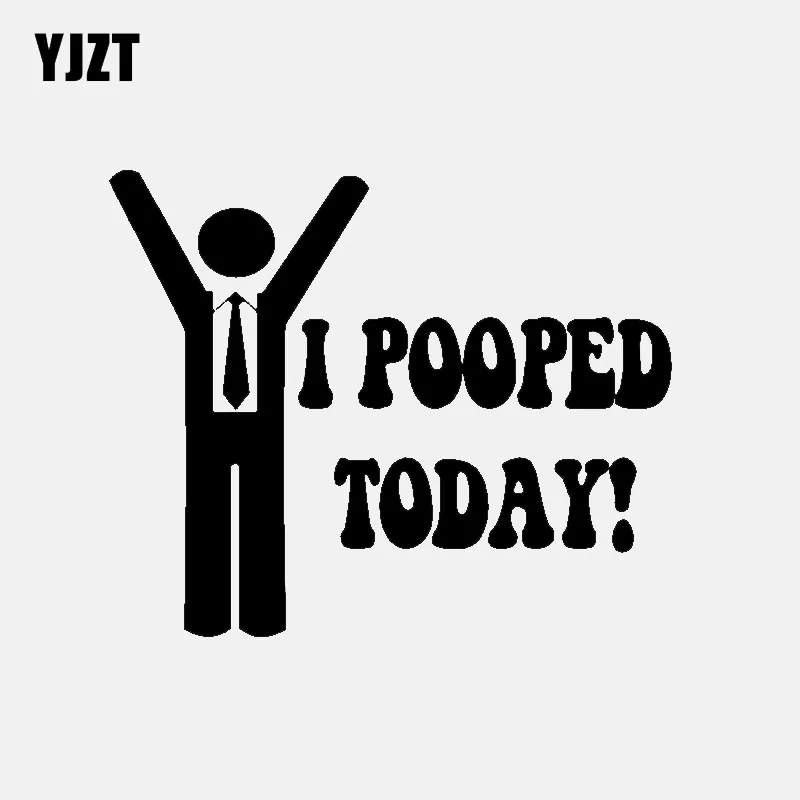 I Pooped Today Logo Decal