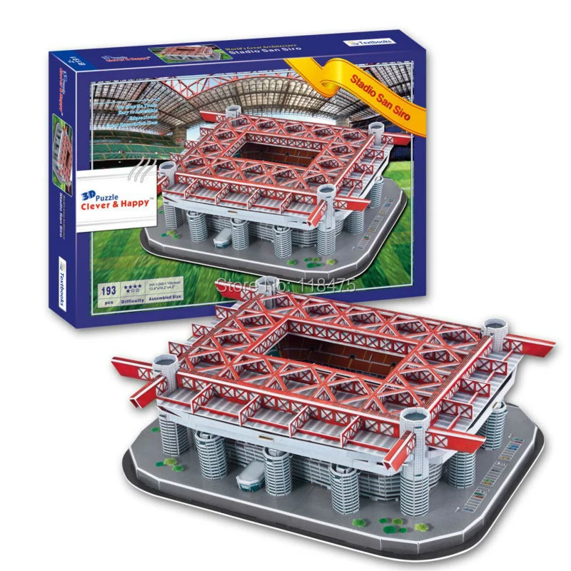 3d Model Puzzles For Adults,stadio San Siro Stadium Giuseppe Meazza Ac ...