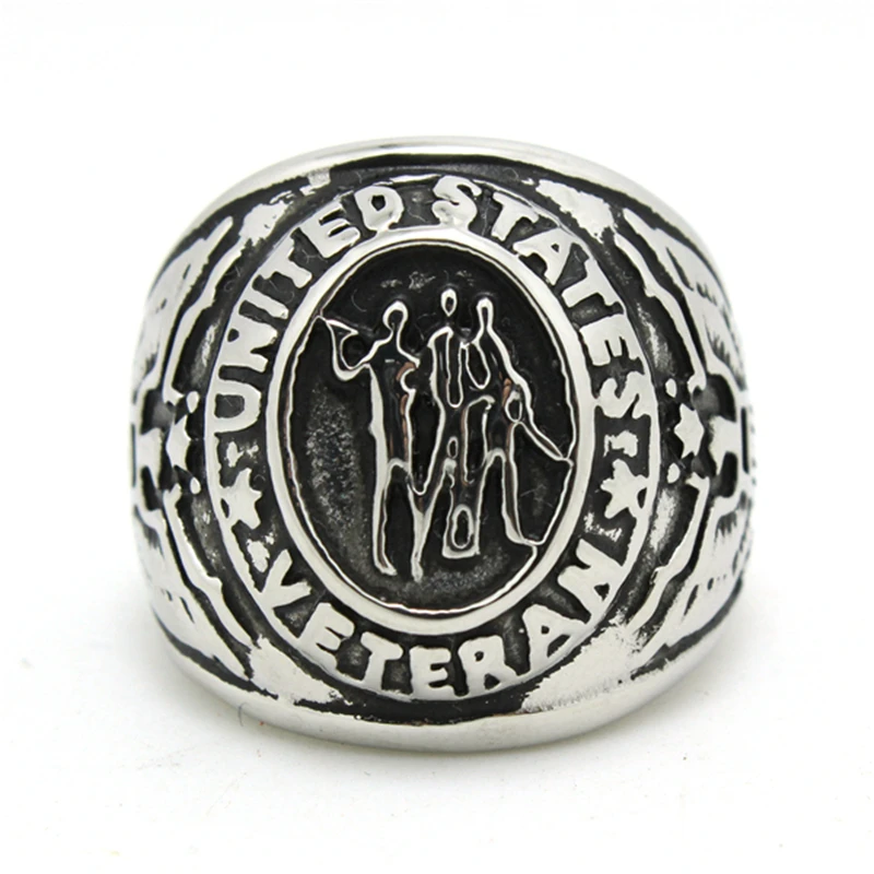 Aliexpress.com : Buy 316L Stainless Steel Cool American veterans Hero ...