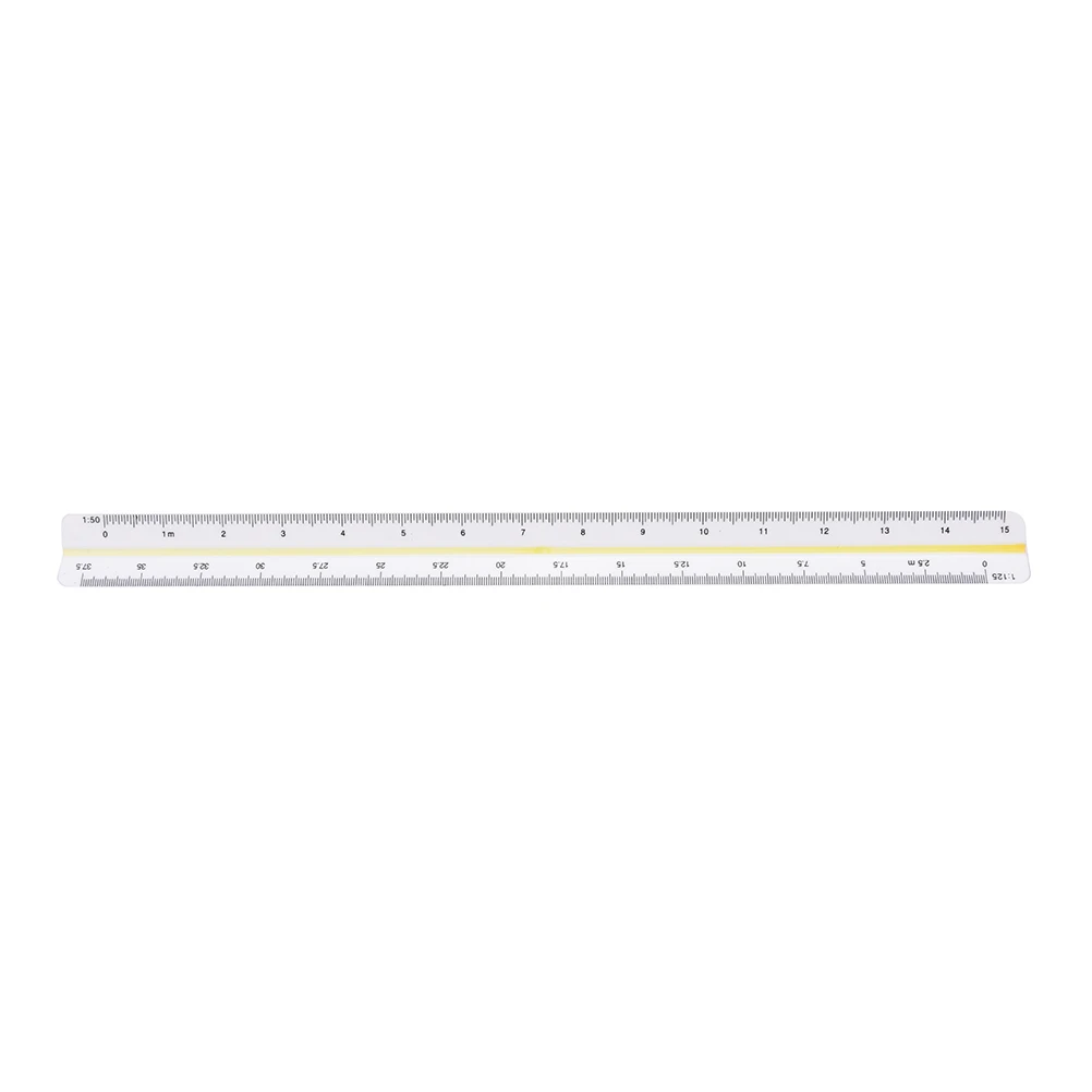 30cm Triangular Architect Scale Ruler Scale 3 Color In 3 Side Coded ...